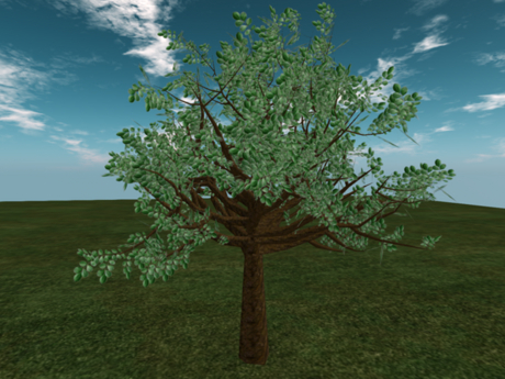 Second Life Marketplace - Aurelia's Oak Tree - Falling Leaves